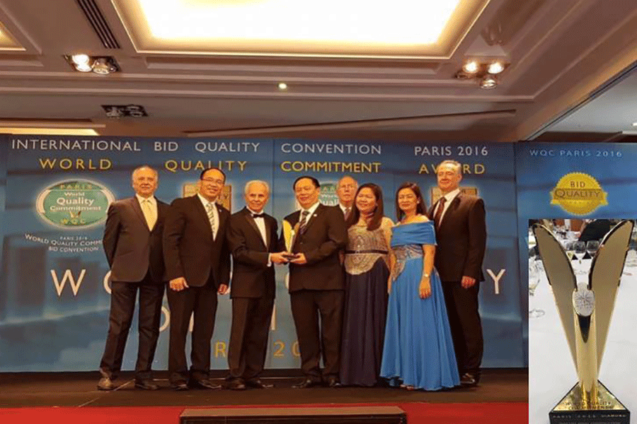 Mekeni Food Corp. gets 'Diamond Award' in Paris - Mekeni Food Corporation
